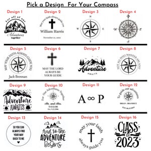 Personalized Compass, Engraved Compass, Custom Compass, Functional ...
