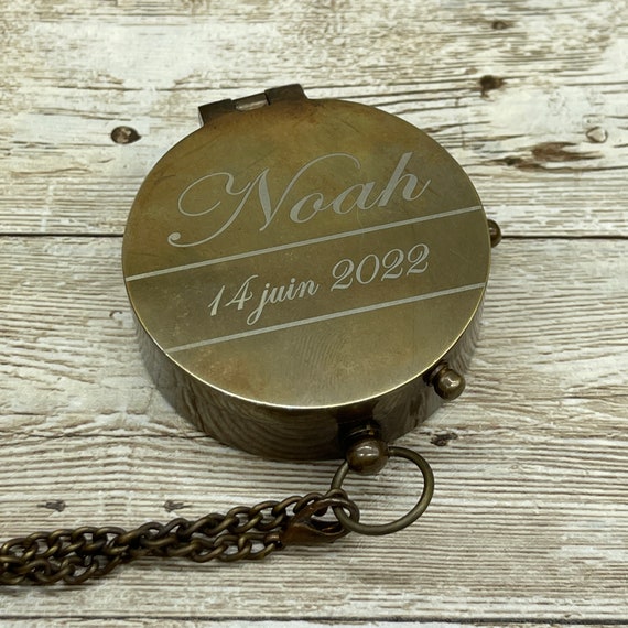 Personalized Compass Engraved Compass Custom Compass | Etsy