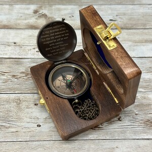 Customizable Compass With Personalized Message - Perfect for Travelers ...