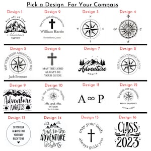 Customizable Compass With Personalized Message - Perfect for Travelers ...