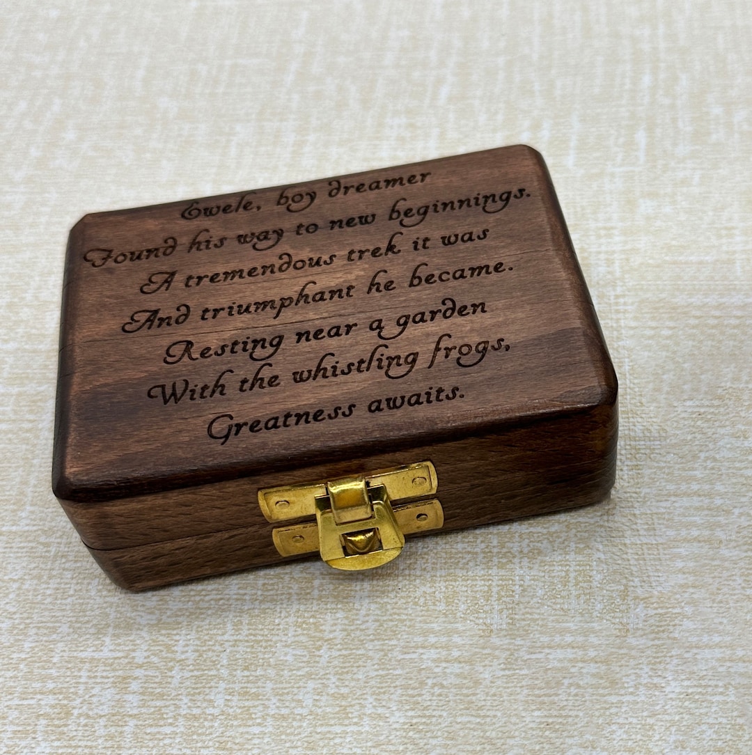 Compass Box, Vintage Empty Wooden Box, Box for 2 Inch Compass, Custom ...