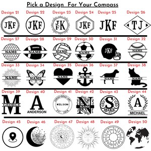 Personalized Compass, Engraved Compass, Custom Compass, Functional ...