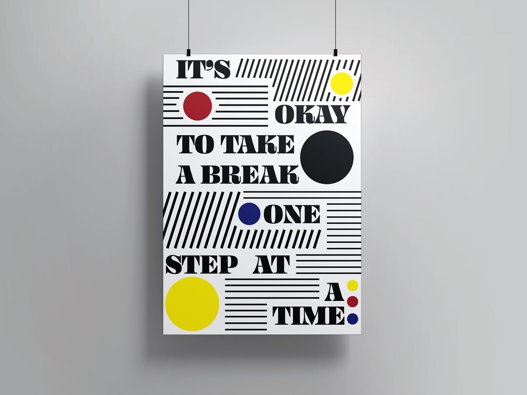 Take A Break Poster - Etsy