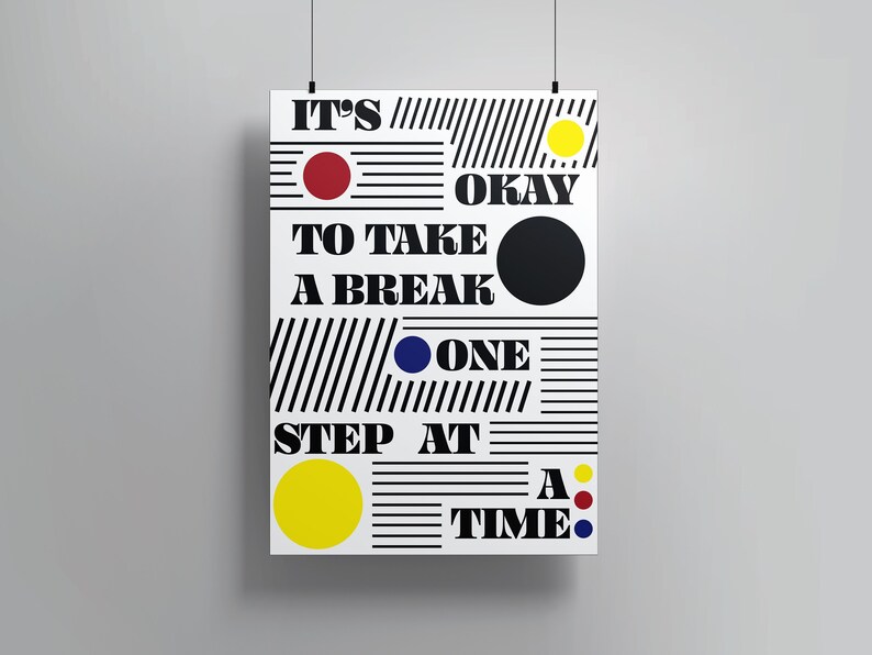 Take A Break Poster - Etsy