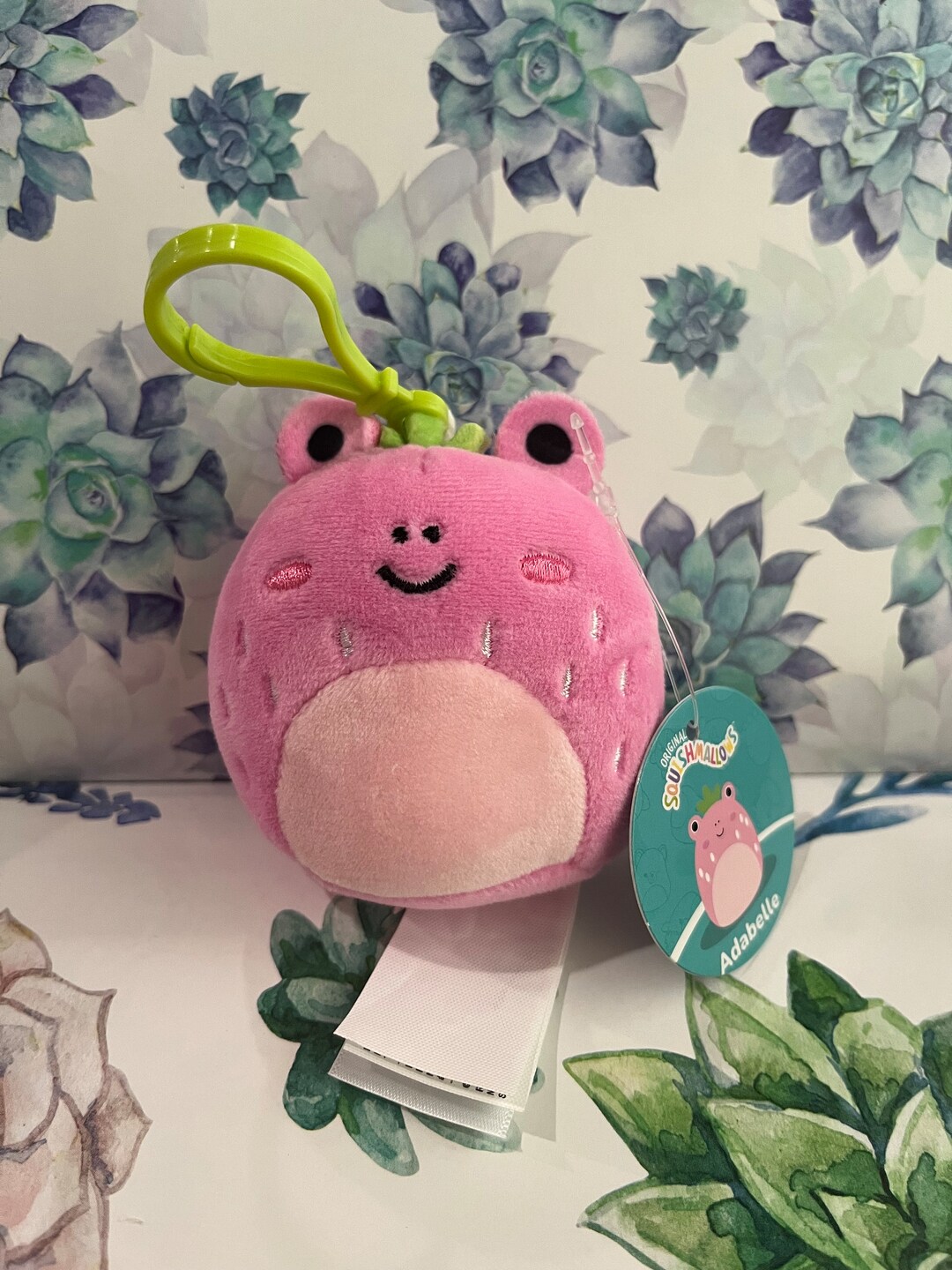 Adabelle the Strawberry Frog Micromallow Custom Clip - Etsy