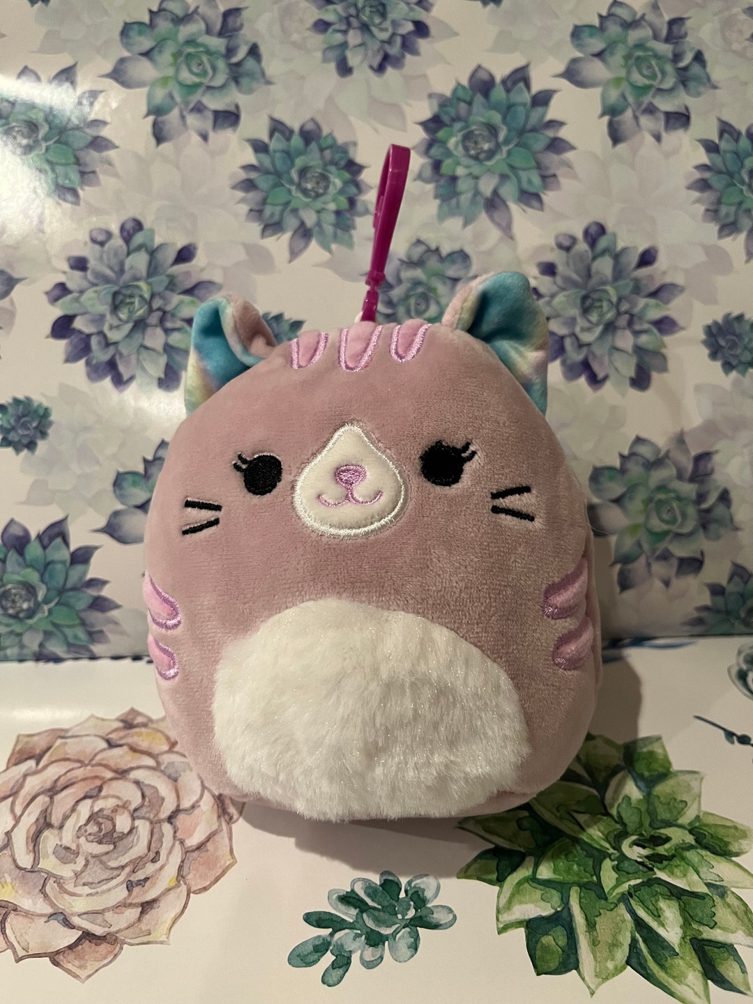 Tabitha the Cat Squishmallow 5” Custom Clip - Etsy