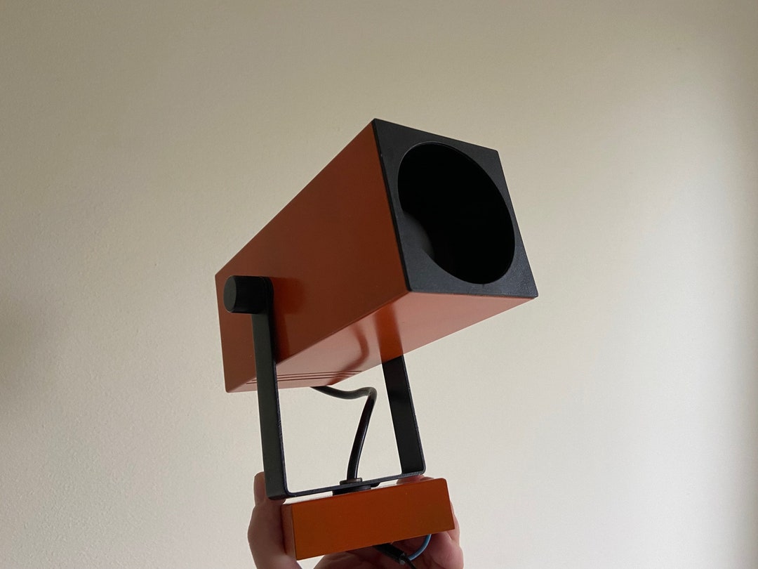 Jufhamvintage Vintage Orange Wall or Ceiling Spot 60s Orange Spot Light ...