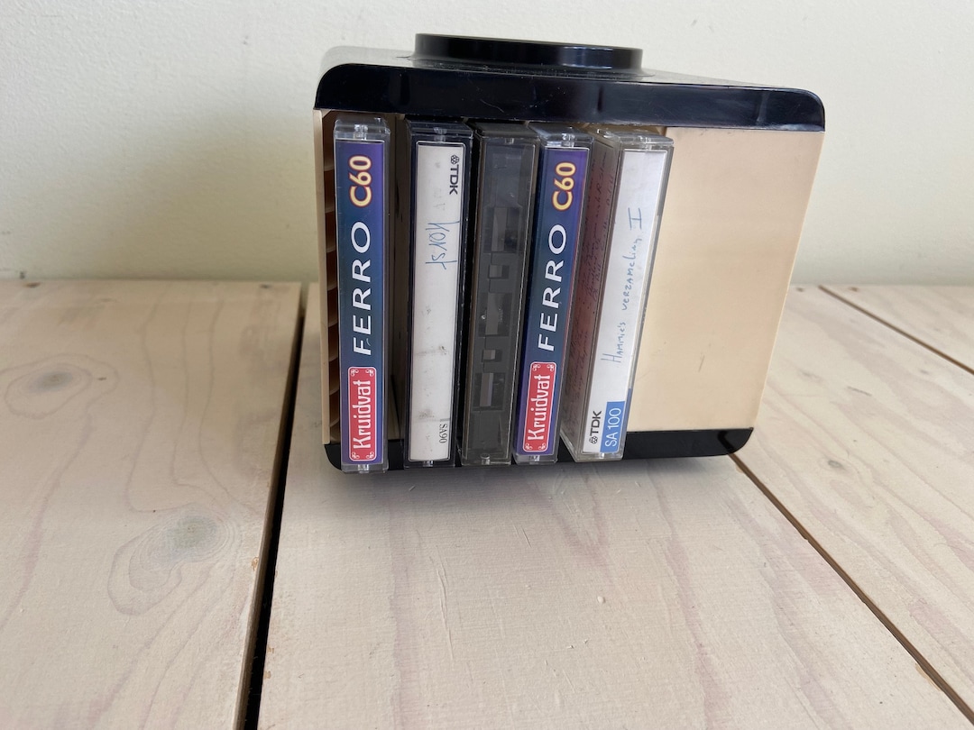Jufhamvintage Vintage Cassette Tape Carousel / 80s Orange FT Cassette ...