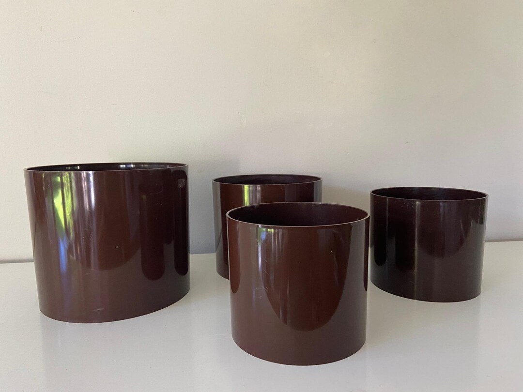 Jufhamvintage Space Age Design Plastic Flower Pots Dutch Plastic ...