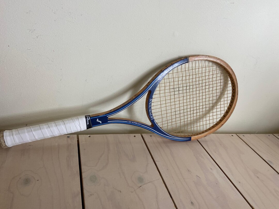 Vintage Snauwaert Wood Tennis Racket- Handcrafted Racket- Lady ...