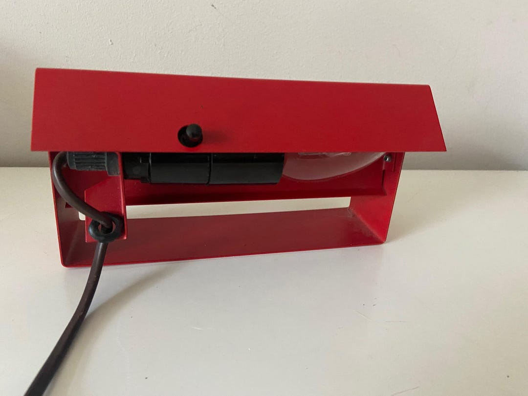 Vintage Danish Metal Desk Lamp: Adjustable Tilt Shade, 1960s Design ...