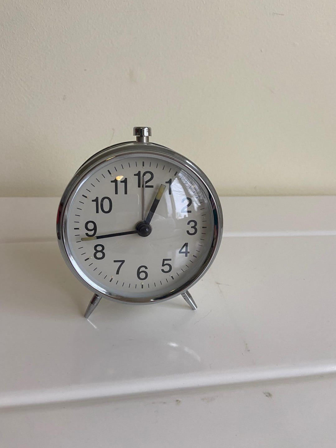 Jufhamvintage- 70s Mechanical Metal Alarm Clock- Vintage Alarm Clock - Etsy