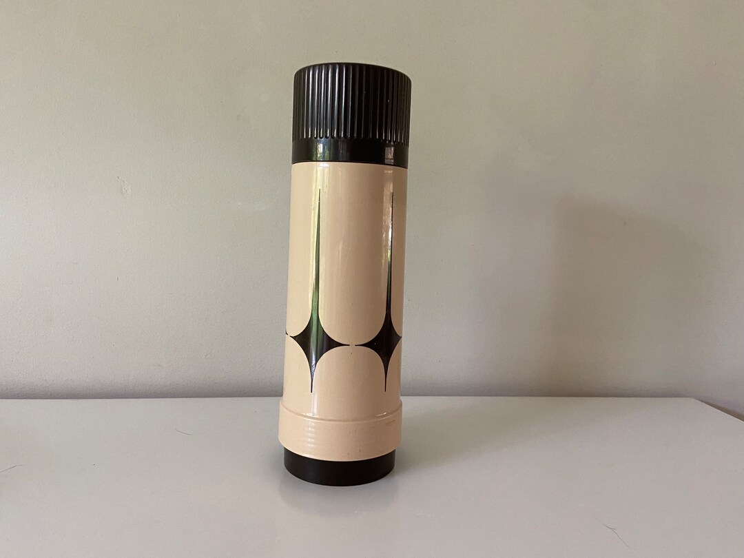 Jufhamvintage Vintage West German Vacuum Flask. 70s Beige and Brown ...