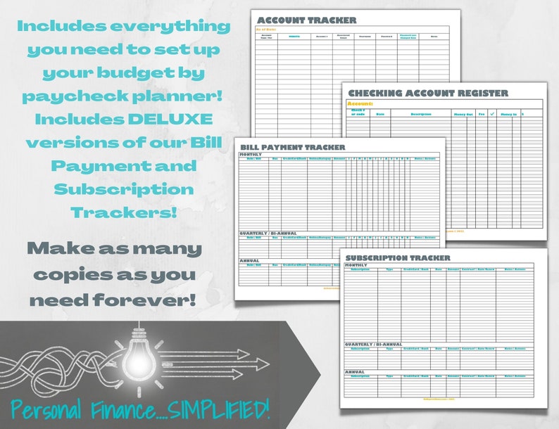 BUDGET by PAYCHECK PLANNER | Budget by Paycheck Kit | Budget Essentials ...