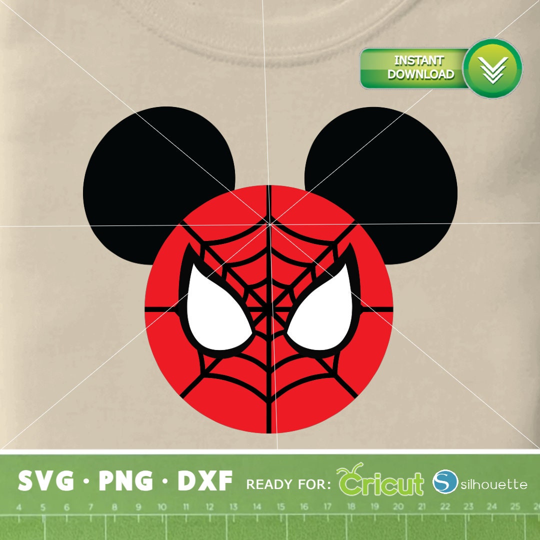 Spider Mouse Svg Spider Micky Svg Halloween Mouse Svg - Etsy Australia