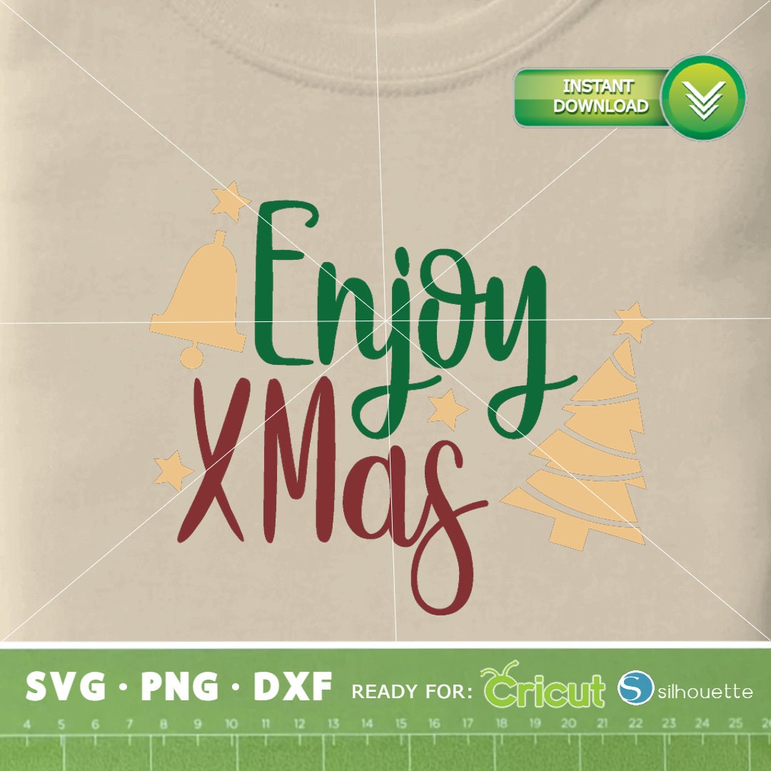 Enjoy Christmas Svg Enjoy Xmas Svg Christmas Svg Christmas - Etsy