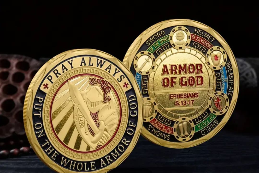 Armor of God Coin - Etsy