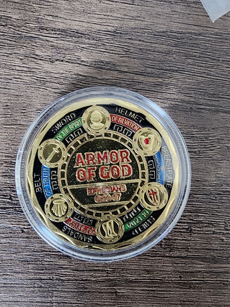 Armor of God Coin - Etsy