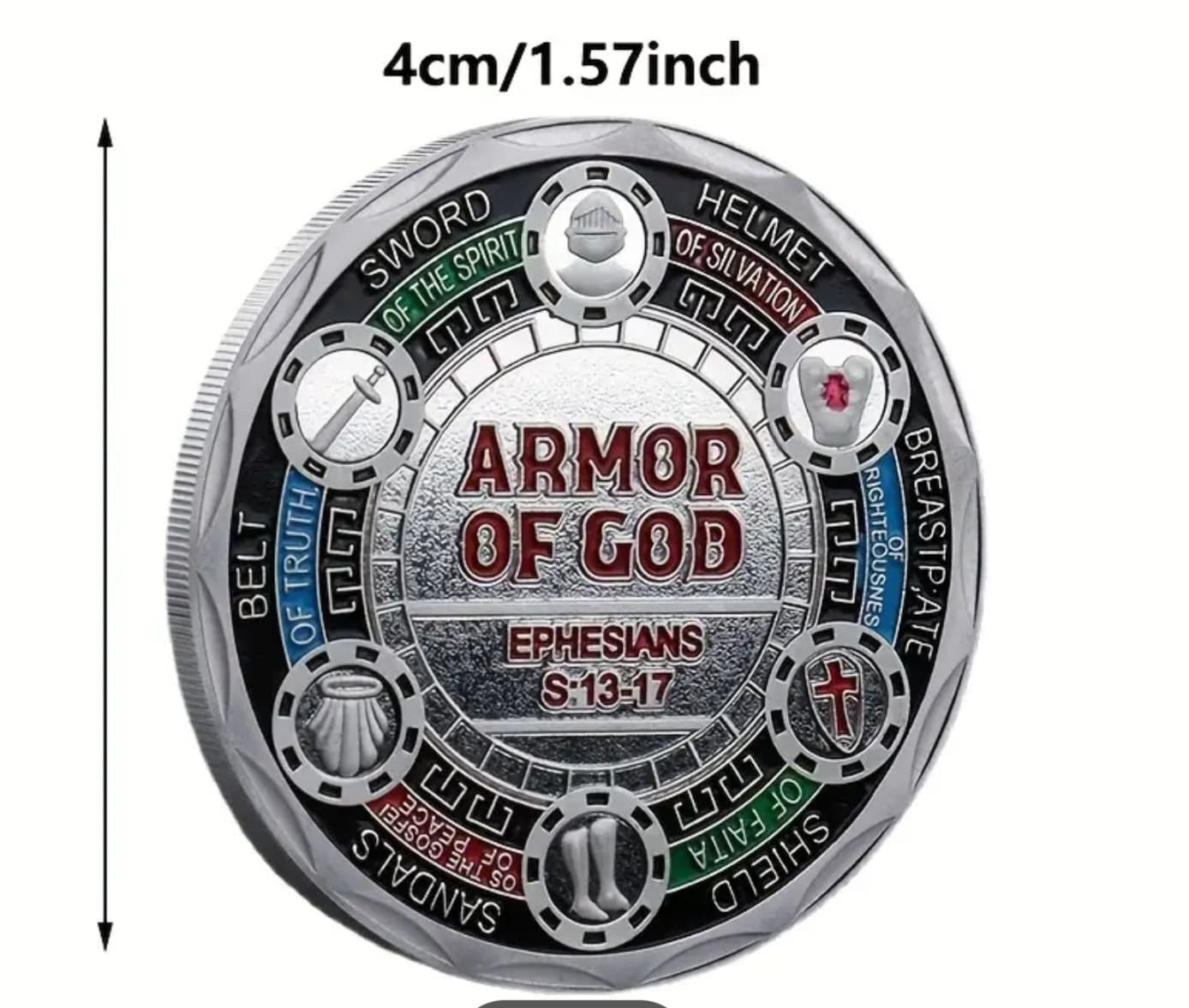 Armor of God Coin - Etsy