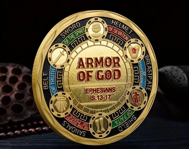 Armor of God Coin - Etsy