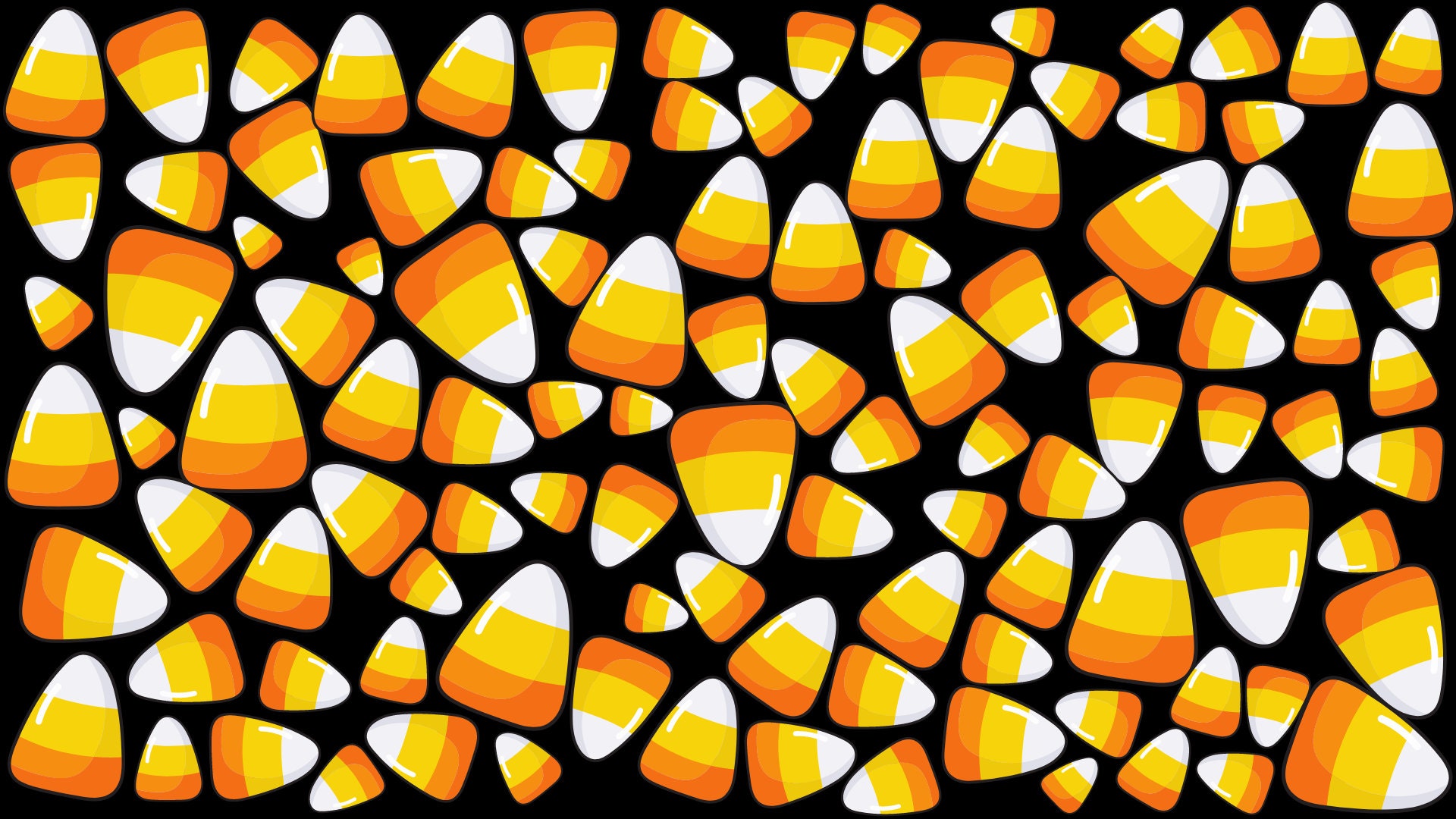 Candy Corn Desktop Wallpaper - Etsy