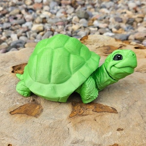 3D Printed Tortoise Fidget Toy – Flexible Articulated Turtle Sensory ...