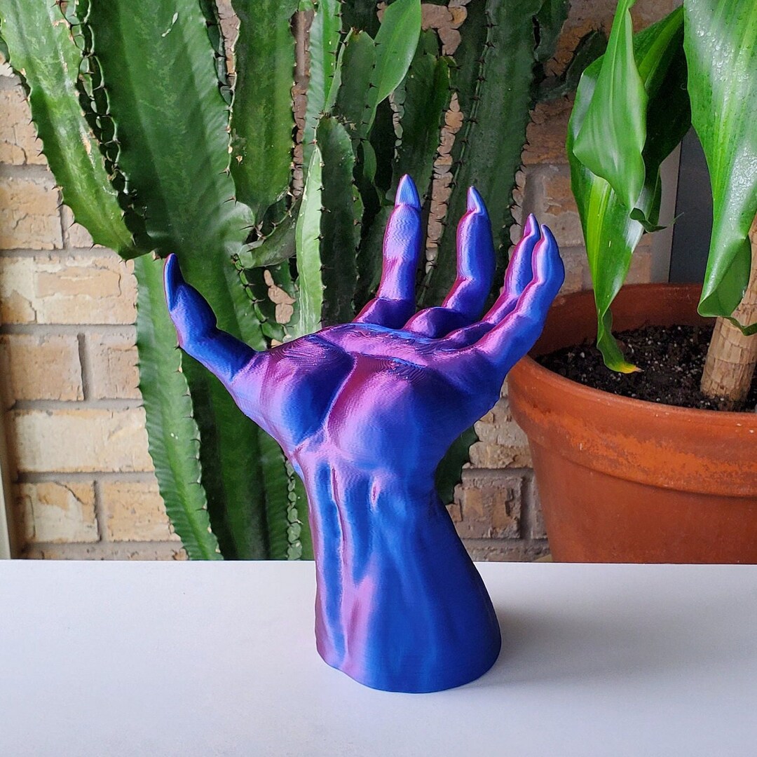 Monster Hand Ring Holder 3D Printed Demon Hand Sculpture Halloween ...