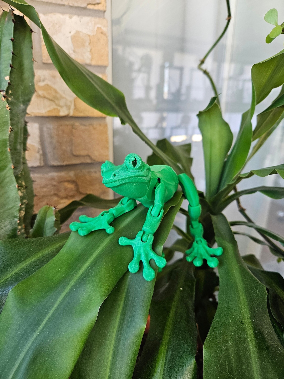 3D Printed Frog Articulated Fidget Toy Fun 3D Print Animal Flexi ...