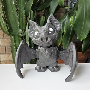 Spooky Cute Bat Fidget 3D Printed Articulating Halloween Bat Spooky ...