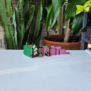 Unique 8-bit Axolotl Gift Articulating and Flexible 3D Printed Fidget ...