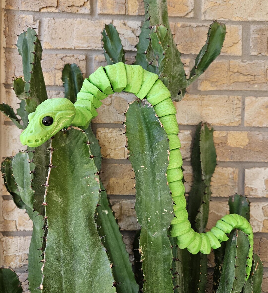 3D Printed Articulated Ball Python Snake: Fidget Desk Toy - Etsy