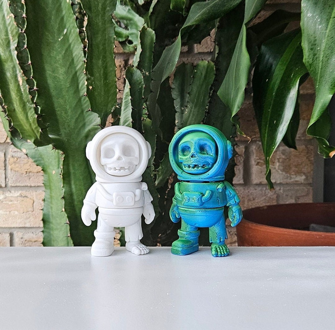 3D Printed Articulating Astronaut Skeleton Spooky Cute Gift 3D Printed ...