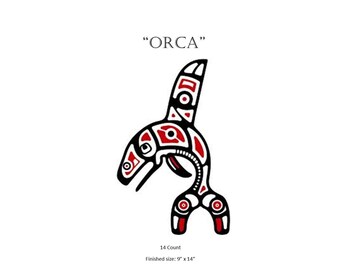 Orca Cross Stitch Pattern - Etsy