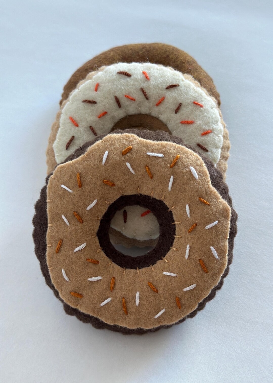 Fall Felt Donut Set, Chocolate Maple, Apple Cider, Pumpkin Spice Donuts ...