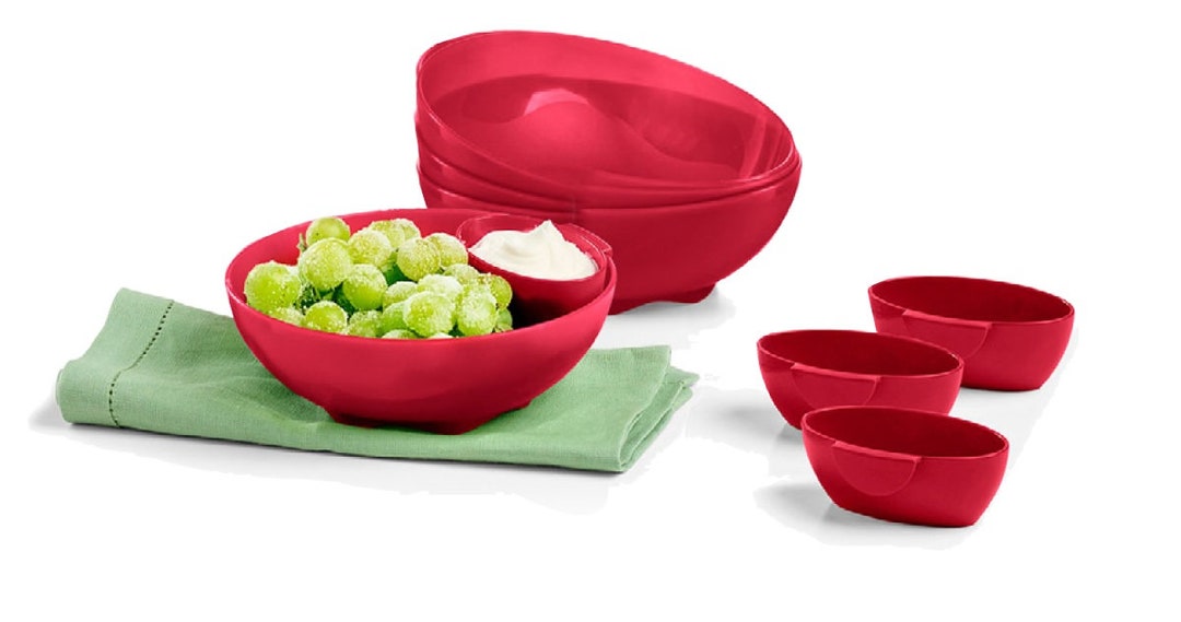 Limited Time Special Tupperware Open House Salad Bowls - Etsy