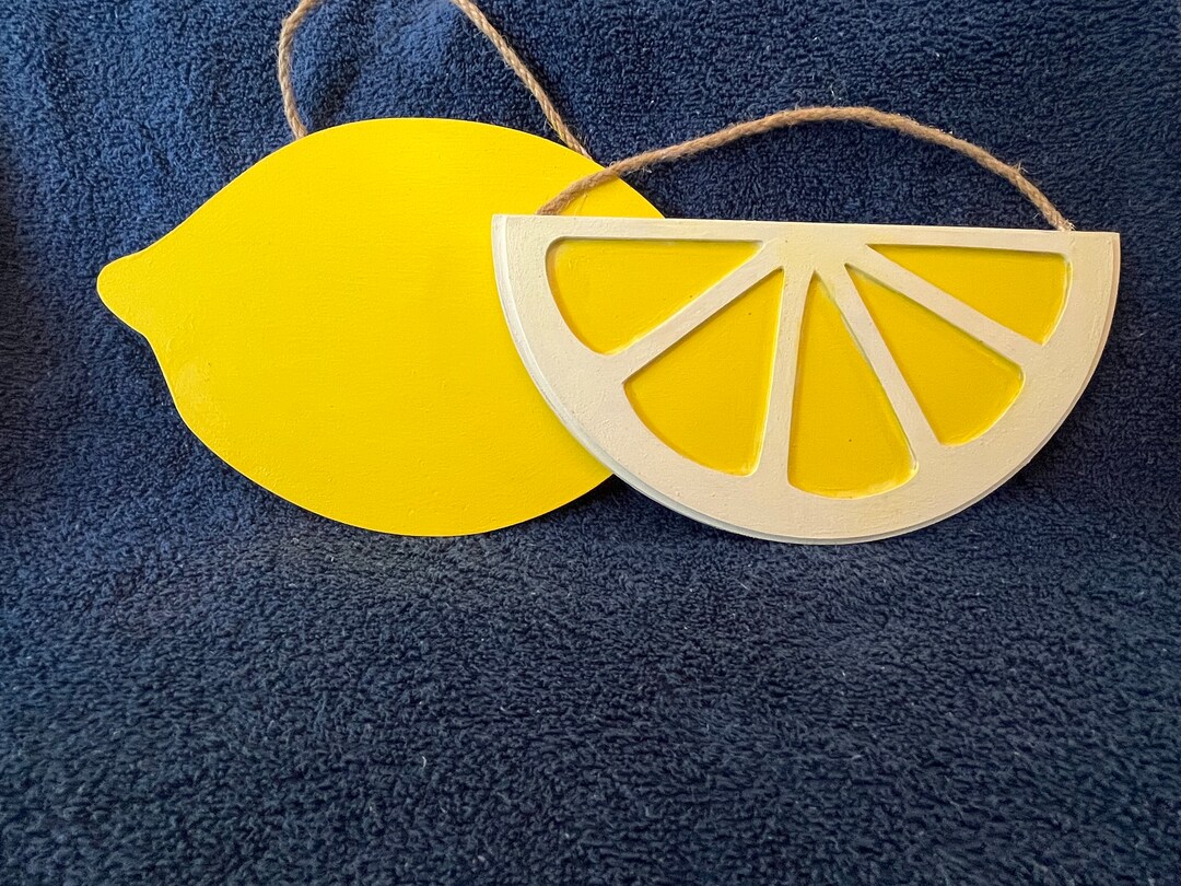 Lemon Wall Hangings - Etsy