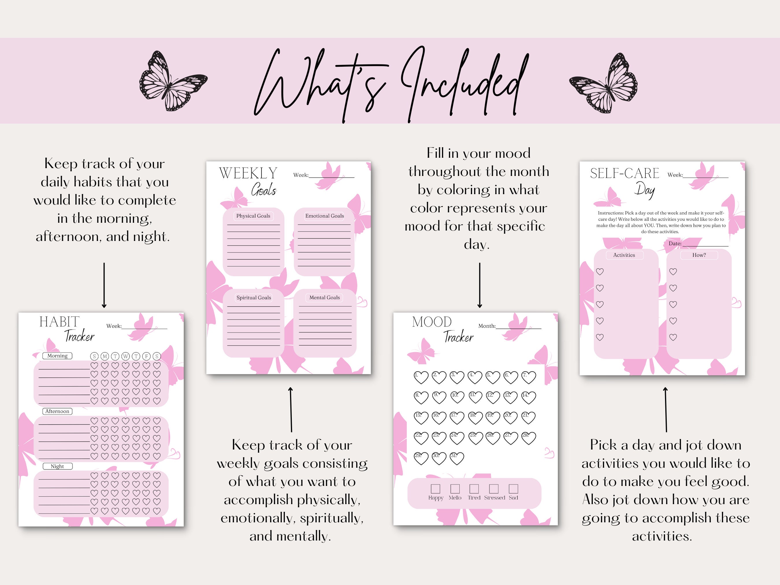 Self Care Printable Activities Self Care Workbook Wellness Printable ...