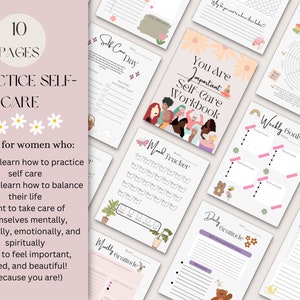 Self-care Workbook: Mood Tracker, Gratitude Journal (digital Download ...