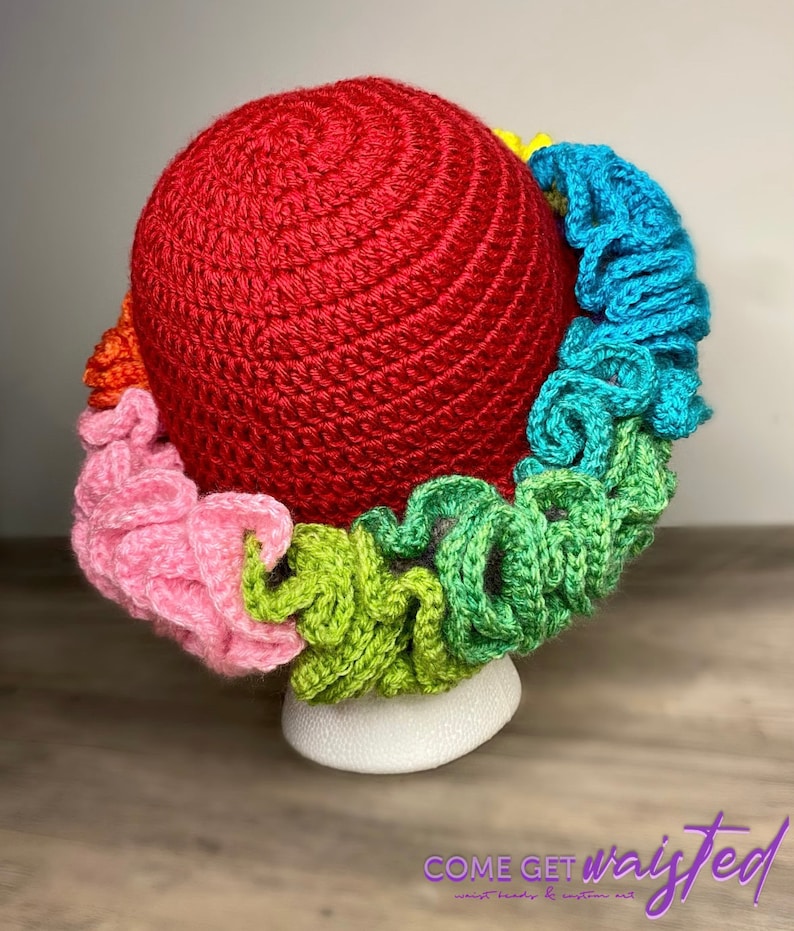 Crochet Ruffle Hat - Etsy