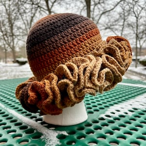 Crochet Ruffle Hat - Etsy