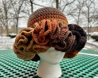 Crochet Ruffle Hat (pattern ONLY) - Etsy