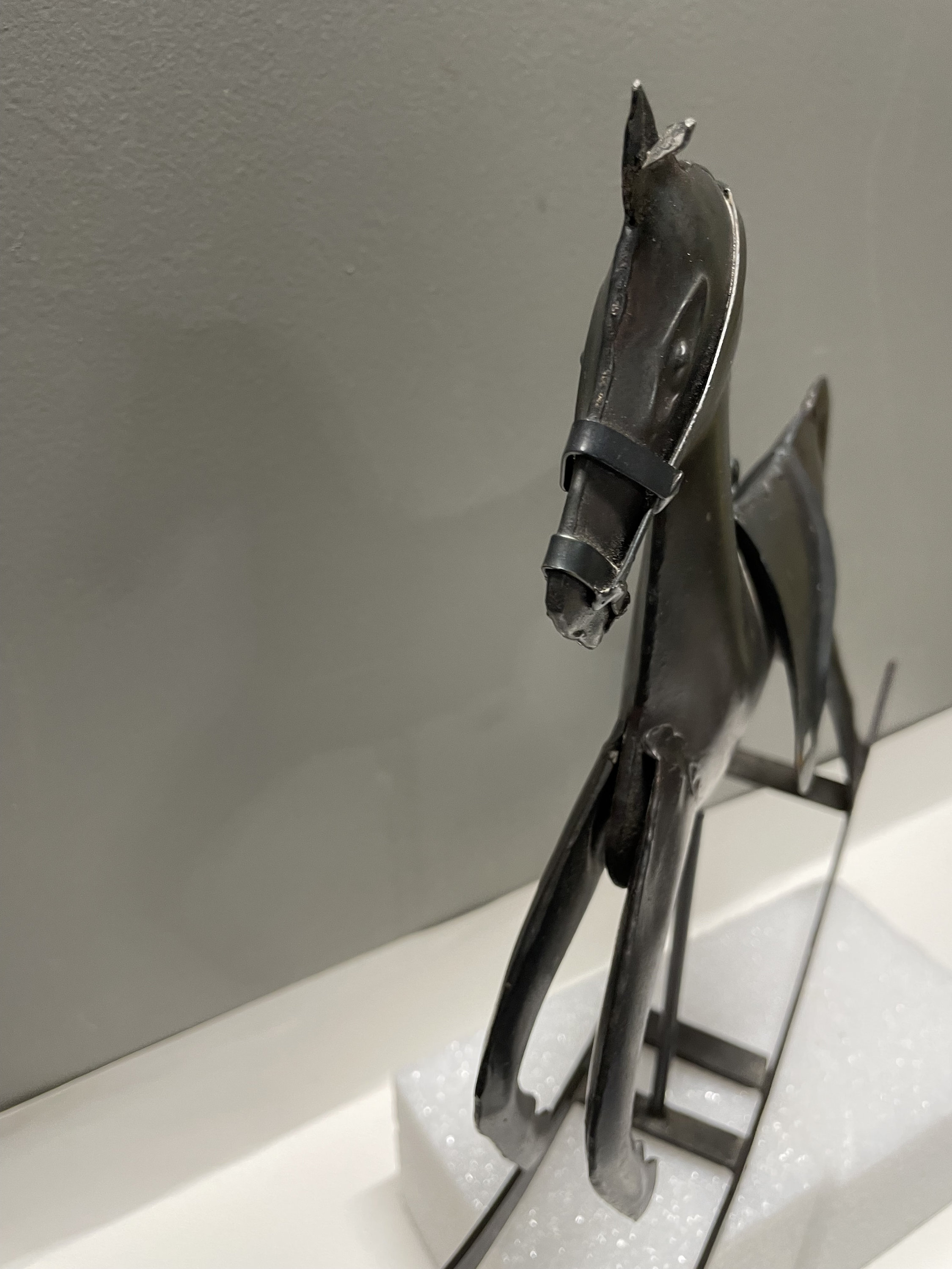 Vintage Metal Rocking Horse - Etsy