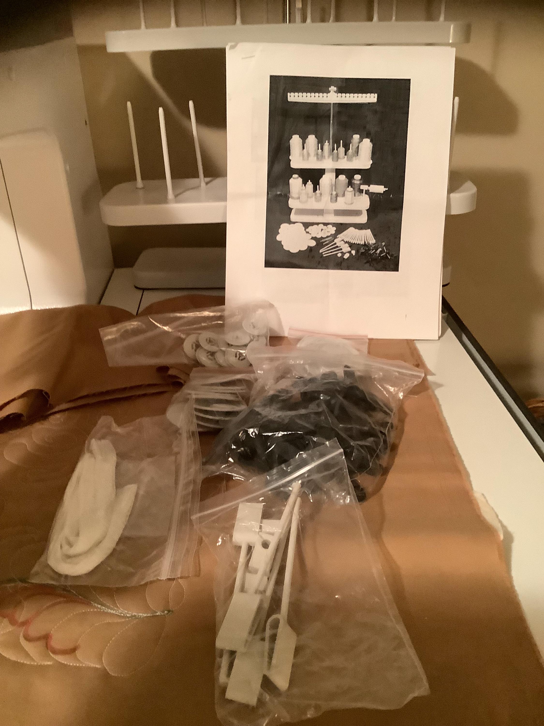 20 Spool Thread Stand With Accessories for Embroidery - Etsy