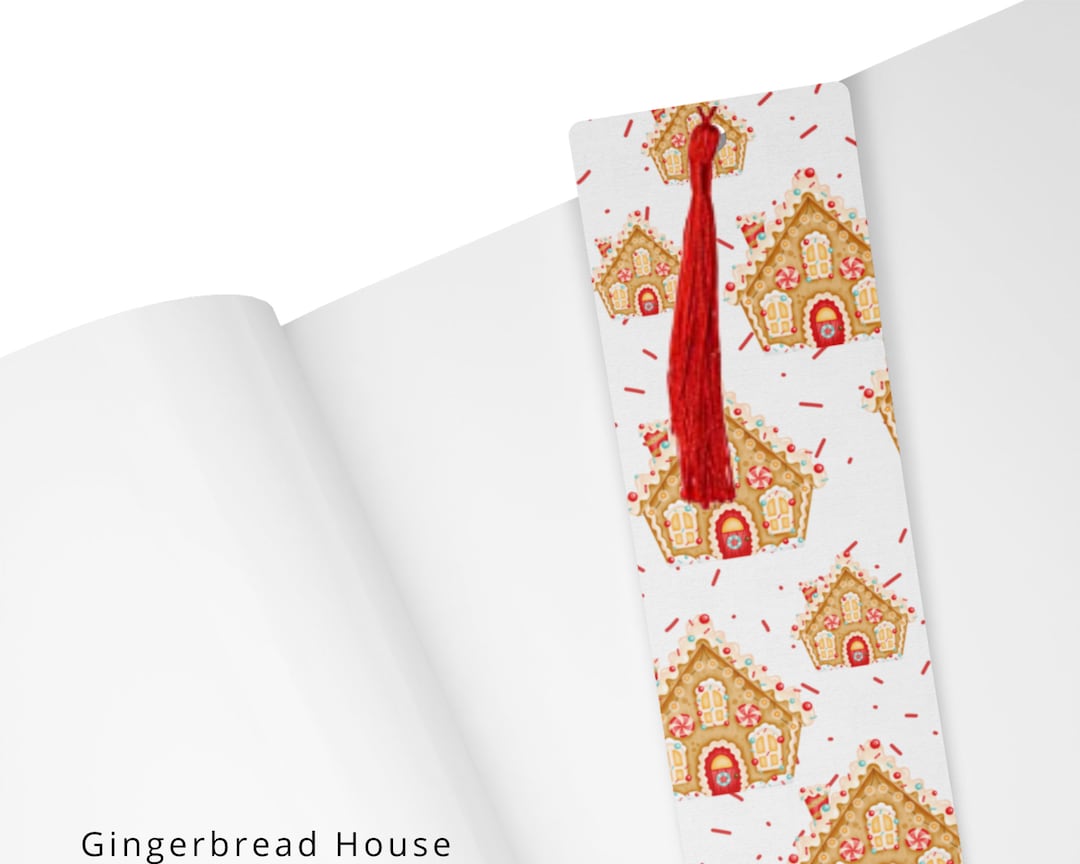 Gingerbread House Bookmark Collection Handmade Bookmarks - Etsy