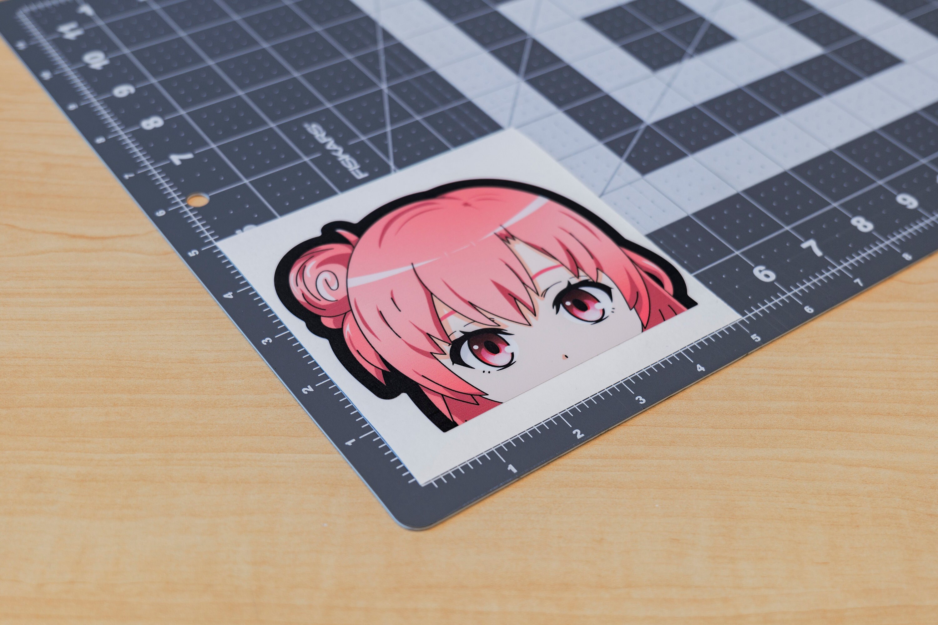 Yui Peeker, Oregairu Anime Sticker Car Decal - Etsy