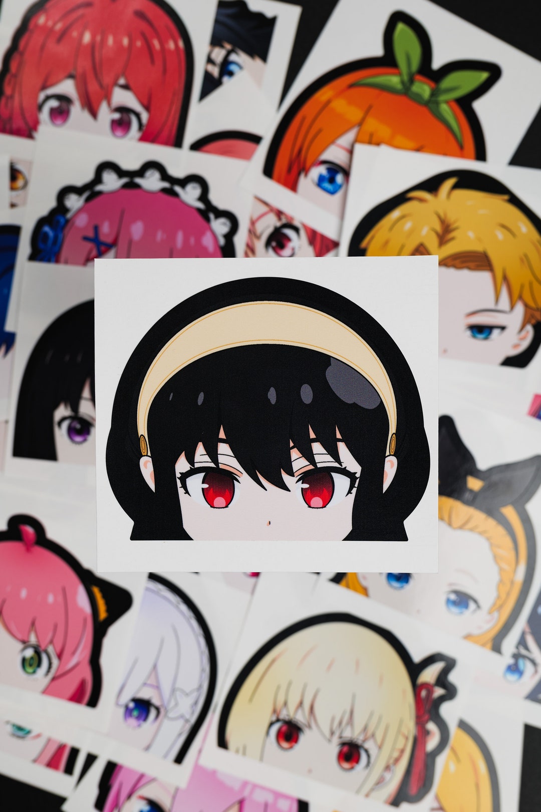 Yor Forger Peeker, Spy Family Anime Sticker Car Decal - Etsy