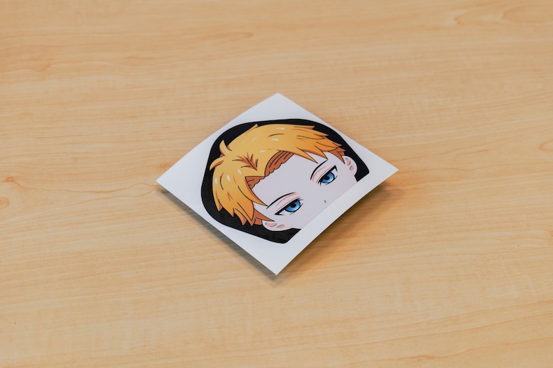 Loid Forger Peeker, Spy Family Anime Sticker Car Decal - Etsy