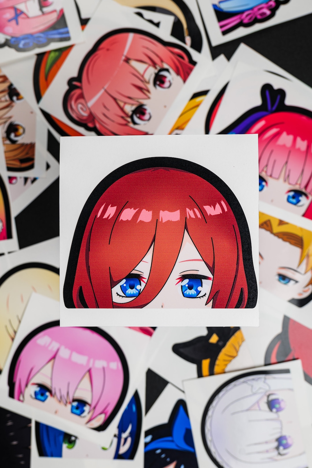 Miku Nakano Peeker, Quintessential Quintuplets Anime Sticker Car Decal ...