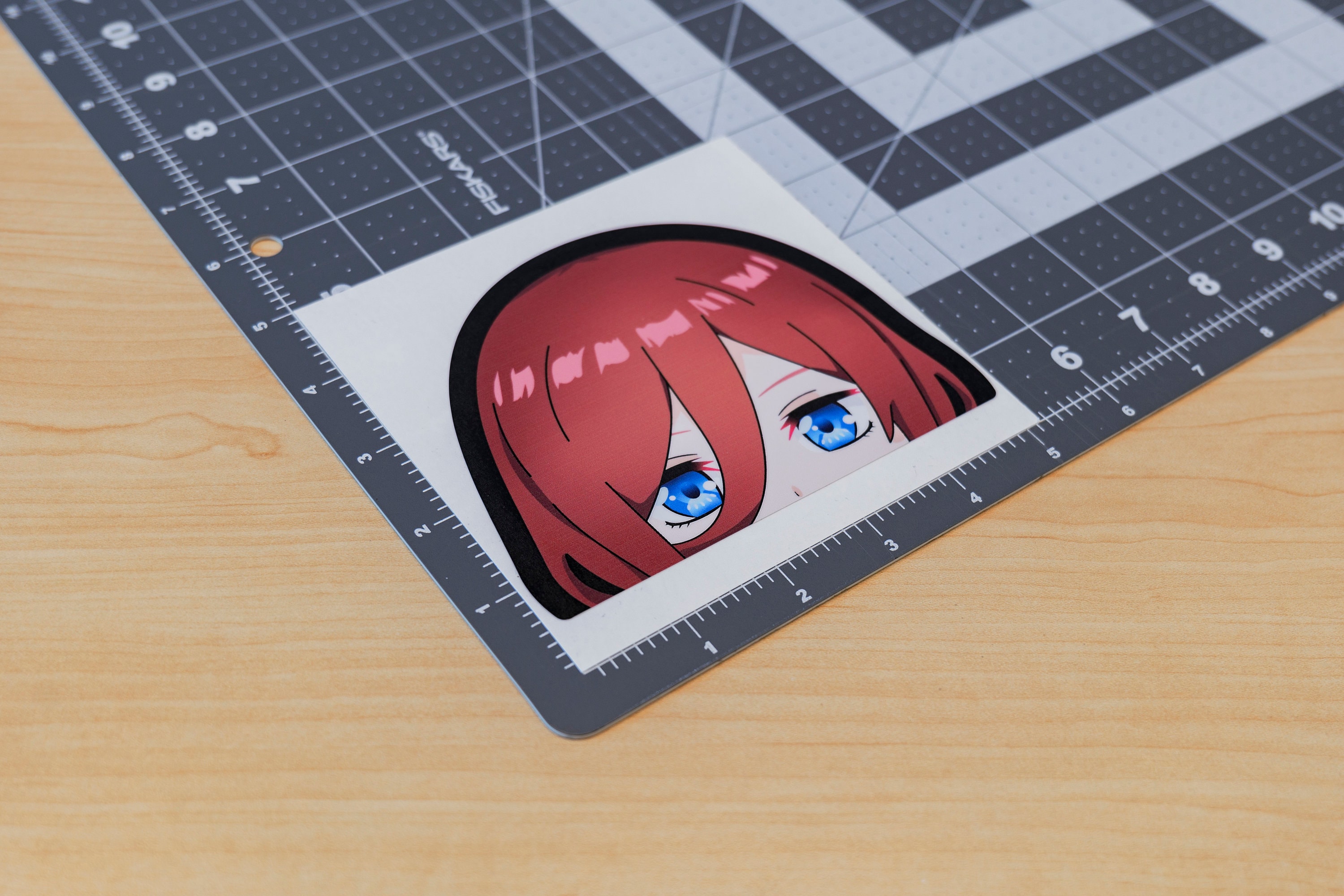 Miku Nakano Peeker, Quintessential Quintuplets Anime Sticker Car Decal ...