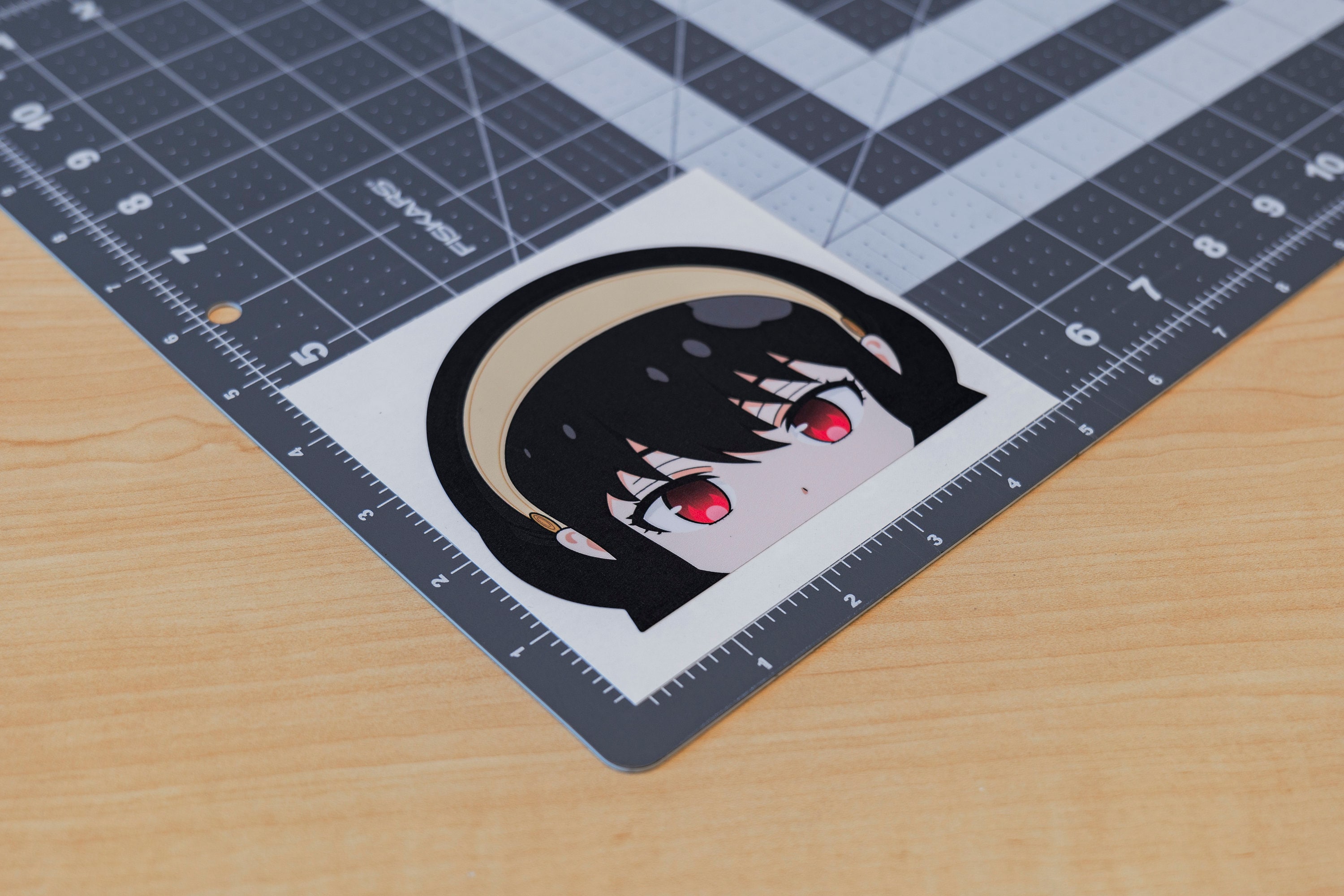 Yor Forger Peeker, Spy Family Anime Sticker Car Decal - Etsy